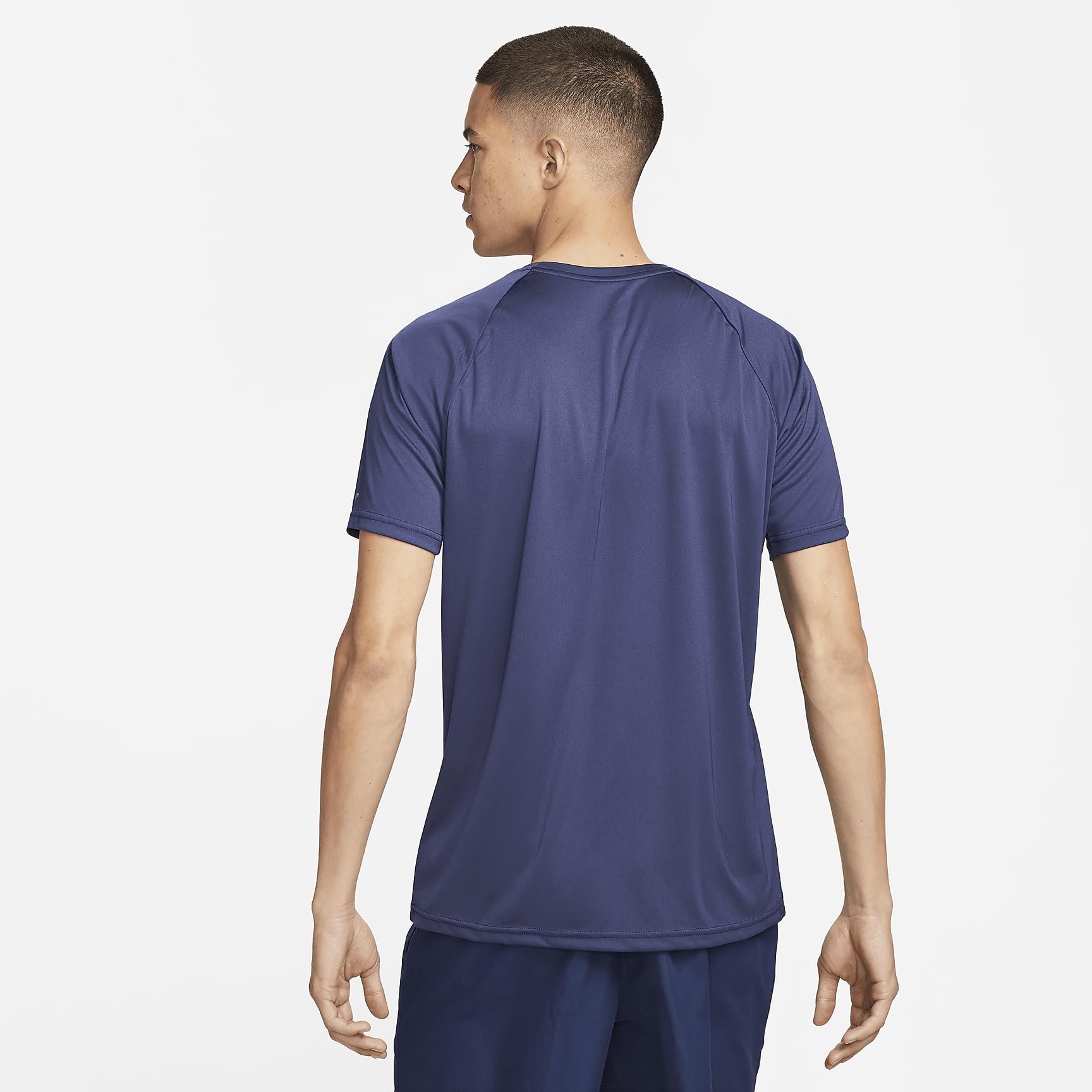 Nike Men's Standard Short Sleeve Hydrogu, Midnight Navy, Medium