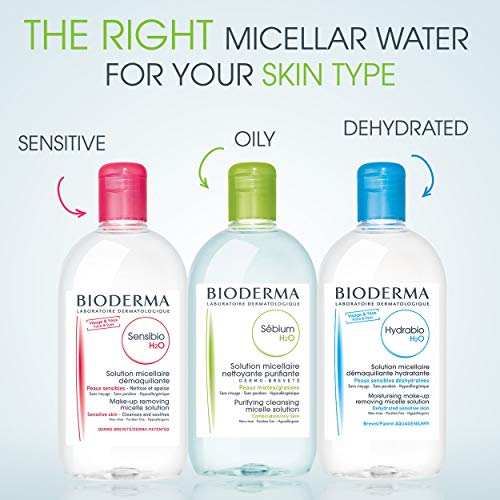Bioderma - Sébium H2O - Micellar Water - Cleansing and Make-Up Removing - for Combination to Oily Skin 33.4 Fl Oz