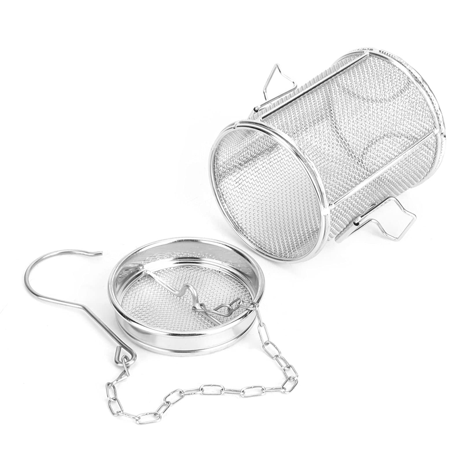 Spice Filter, Stainless Steel Wire Mesh Design Tea Strainer Soup Seasonings Seperation Basket Filter for Home Kitchen