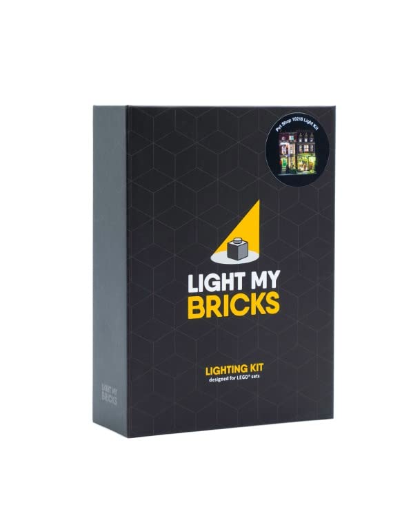 Light My Bricks Light Kit Compatible with Lego Pet Shop 10218 (Set Not Included)