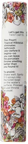Poo-Pourri Before-You-go Toilet Spray, Tropical Hibiscus 10 ml, (Pack of 1)