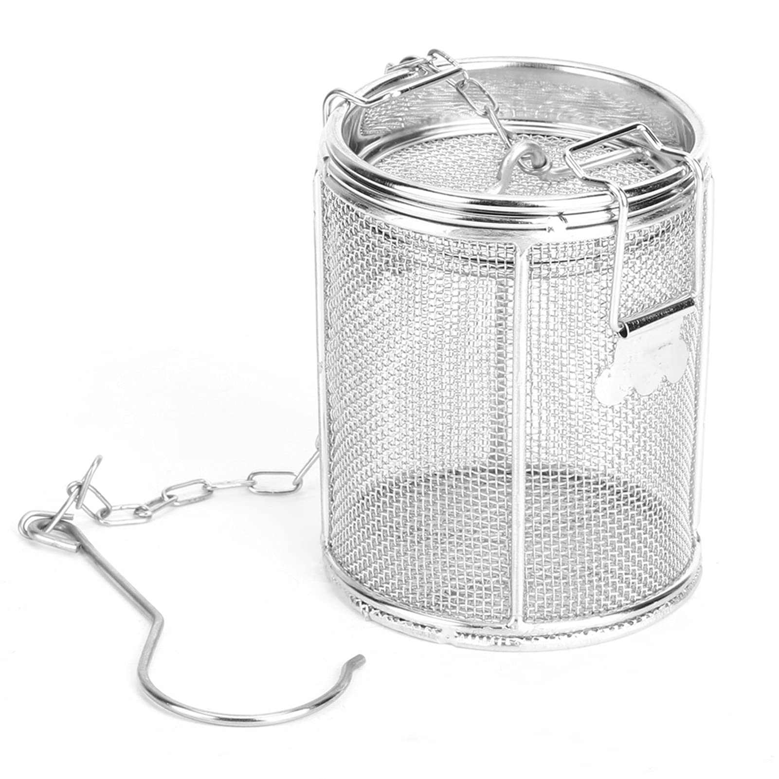 Spice Filter, Stainless Steel Wire Mesh Design Tea Strainer Soup Seasonings Seperation Basket Filter for Home Kitchen