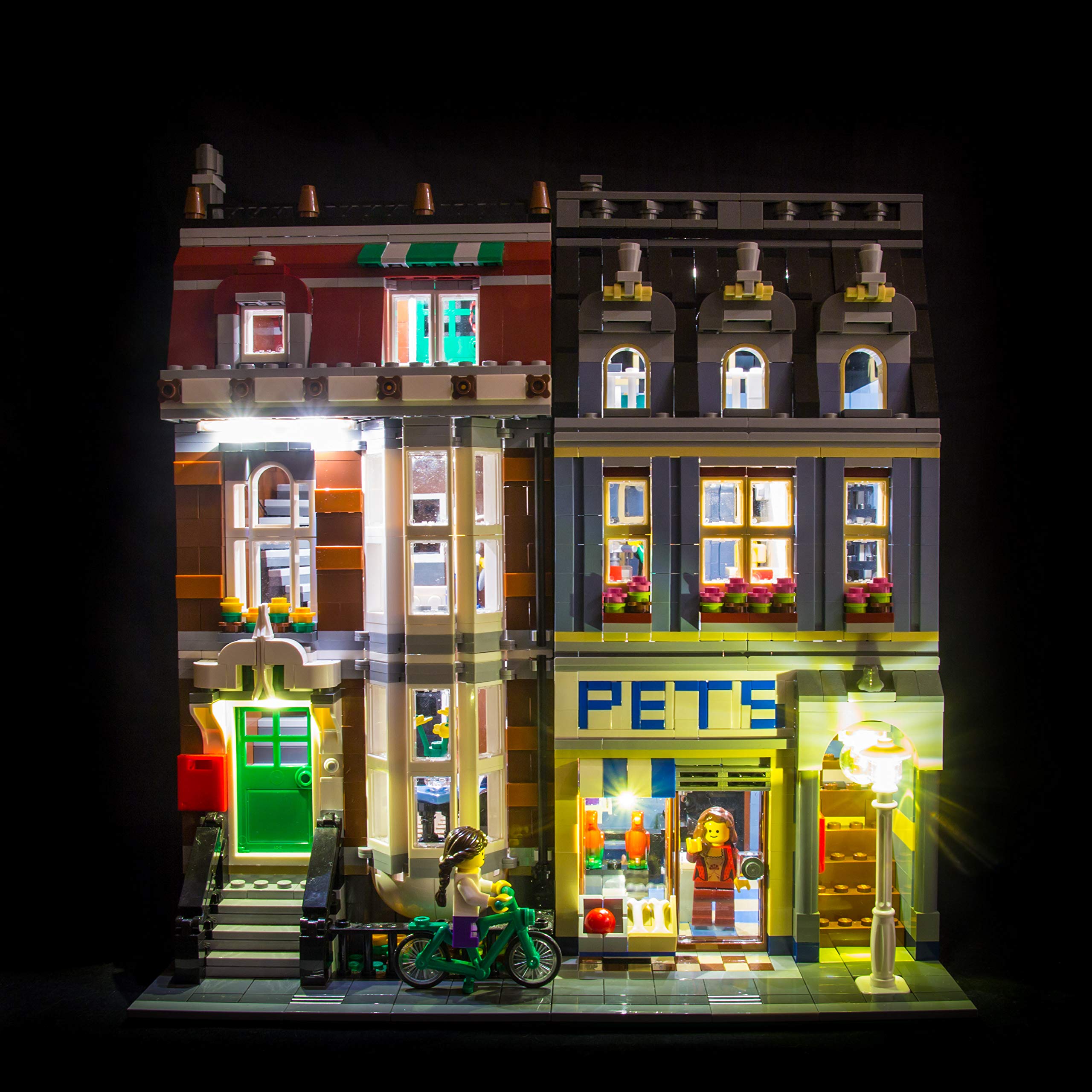 Light My Bricks Light Kit Compatible with Lego Pet Shop 10218 (Set Not Included)