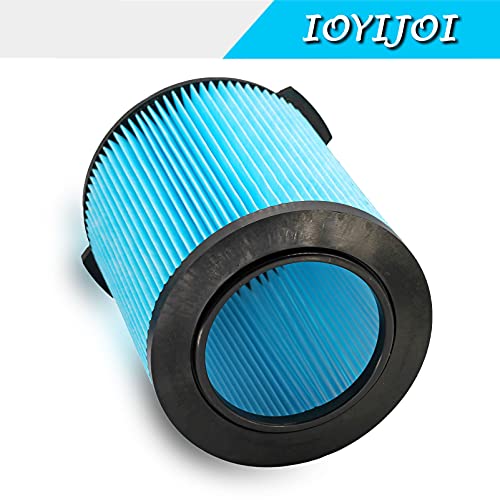 1 Pack VF5000 3-Layer Pleated Paper Replacement Filter Compatible with Ridgid 6-20 Gallon Wet Dry Vacuums WD1450 WD0970 WD1270 WD09700 WD06700 WD1680 WD1851 RV2400A