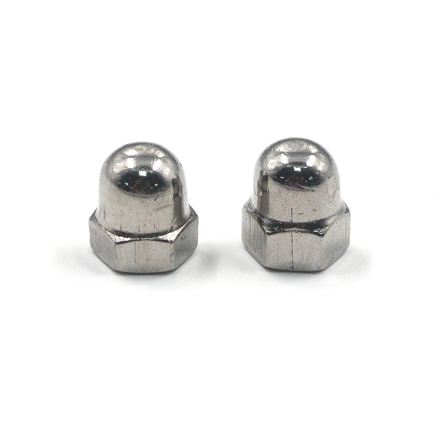MY MIRONEY M6 Hex Acorn Cap Nuts Stainless Steel Hexagon Decorative Cover Semicircle Dome Nuts Pack of 50