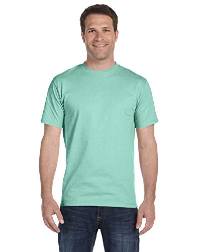 Hanes Unisex ComfortSoft® Cotton T-Shirt L Clean Mint