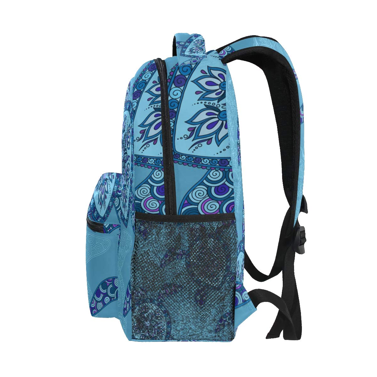 ALAZA Colored Sea Turtle Backpack Daypack School Bag Travel Shoulder Bag for Students Boys Girls
