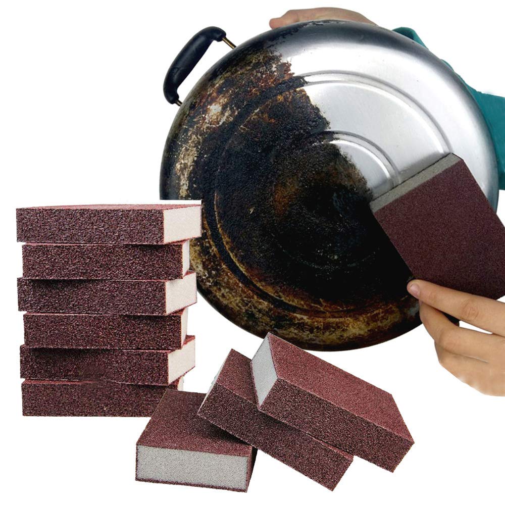 Magical Nano Emery Sponge,Used for Kitchen Cleaning and Bathroom Stains Eraser 10 Pack
