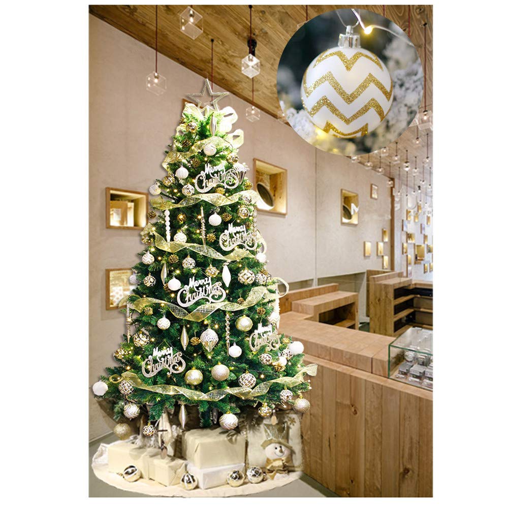 π AIUSD Clearance π, Hanging Balls 30Pcs Christmas Balls Baubles Party Xmas Tree Decorations Hanging Ornament Decor Christmas Balls Christmas New Year Decoration
