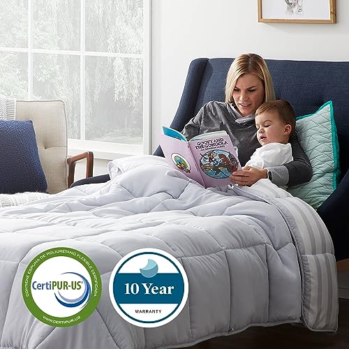Lucid 5 Inch Gel Memory Foam Mattress - Firm Feel - Gel Infusion - Memory Foam Infused with Bamboo Charcoal - Breathable Cover - Full