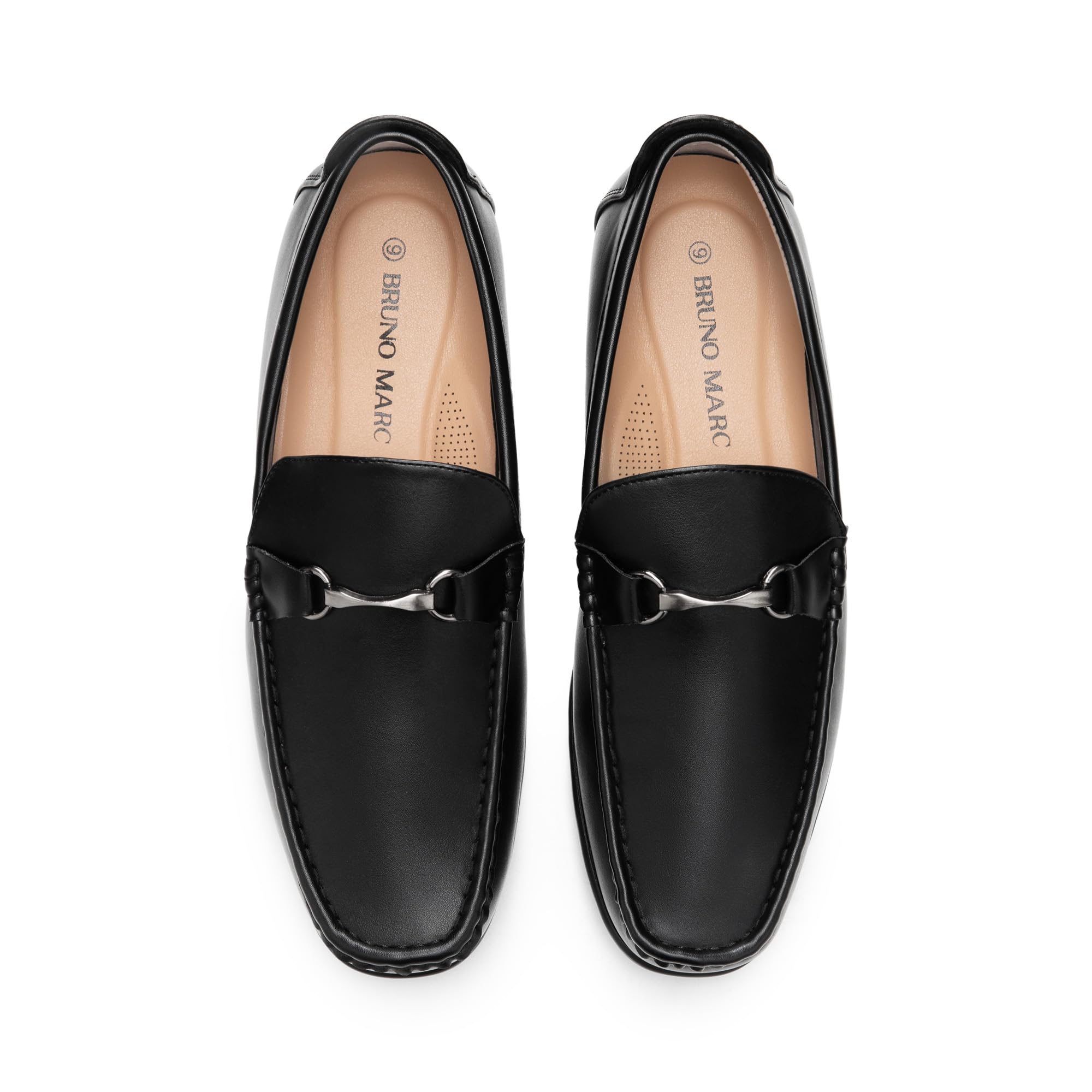 Bruno Marc Men's Henry-1 Dress Loafers Slip On Casual Driving Shoes for Men Black/Henry-1 Size 6.5 M US