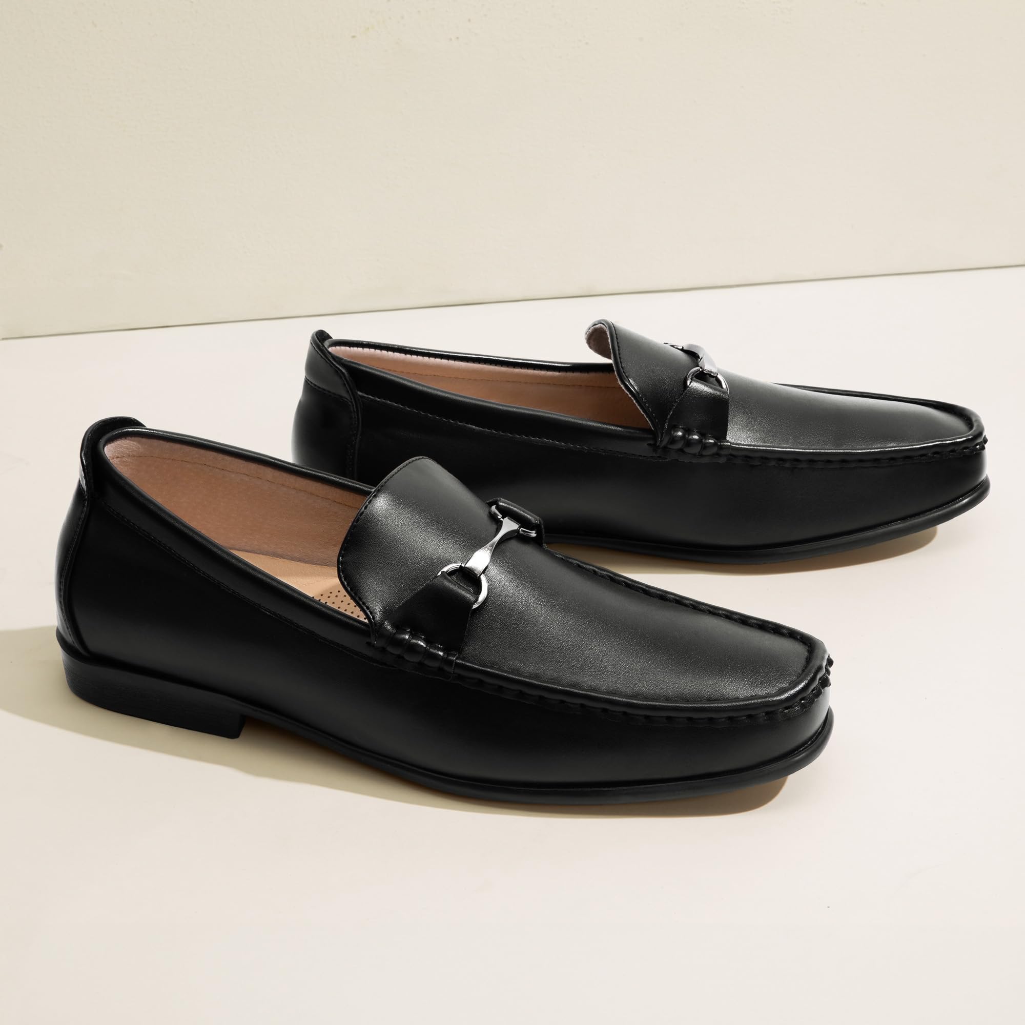 Bruno Marc Men's Henry-1 Dress Loafers Slip On Casual Driving Shoes for Men Black/Henry-1 Size 6.5 M US
