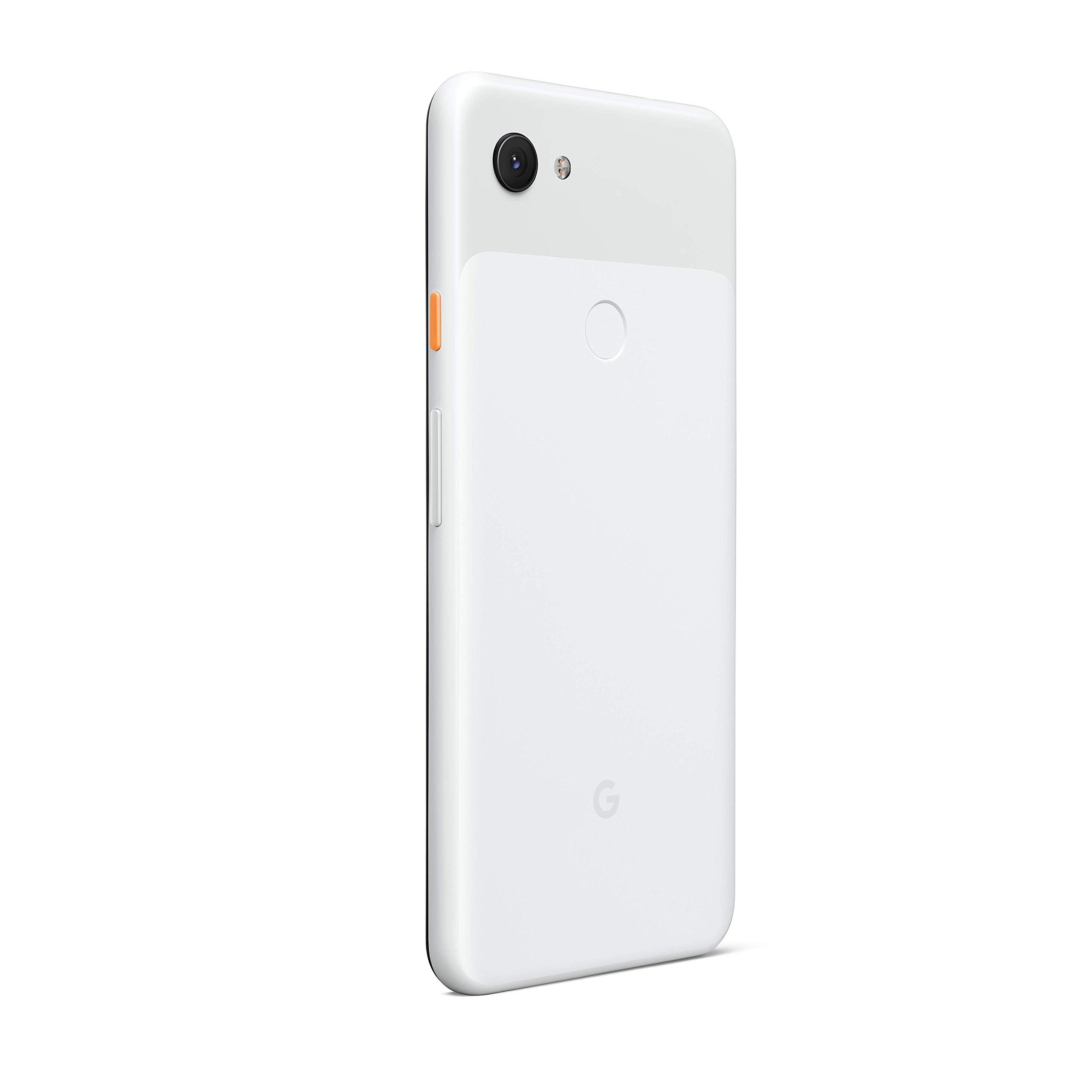 Google Pixel 3A XL (2019) G020B 64GB (6" inch, GSM, 4G/LTE, CDMA) Factory Unlocked Smartphone - International Version (Clearly White) (Renewed)