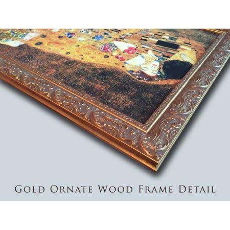 La D?Fense Des Gaules 20x22 Gold Ornate Wood Framed Canvas Art by Theodore Chasseriau