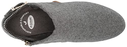 Dr. Scholl's Womens Create Ankle Bootie Mid Grey Flannel 9