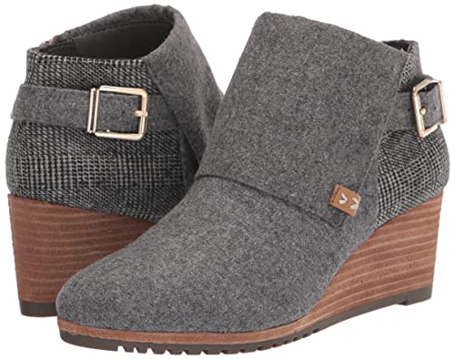 Dr. Scholl's Womens Create Ankle Bootie Mid Grey Flannel 9
