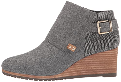 Dr. Scholl's Womens Create Ankle Bootie Mid Grey Flannel 9