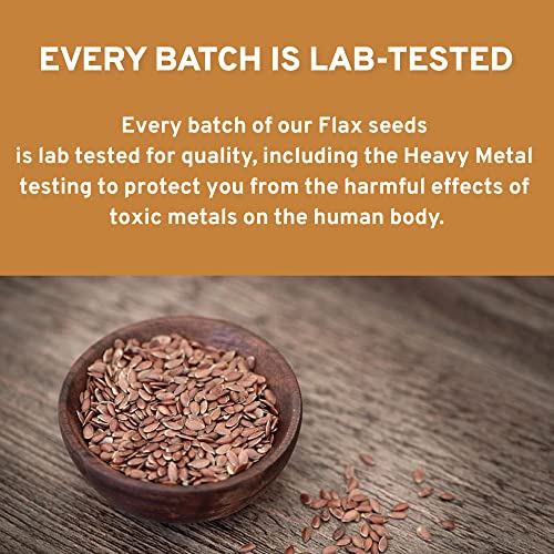 SPICE TRAIN, Organic Flax Seed with Omega3 (397g/14oz) USDA Certified, Non-GMO, Flaxseed for Flax meals & Drinks | Resealable Zip Lock Pouch | 100% Raw Flax Seeds Sourced from India | Brown Flax Seeds