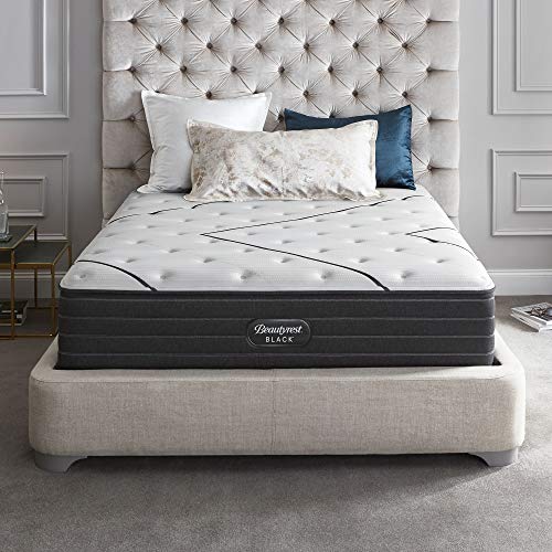 Beautyrest Black 14 Inch King L-Class Extra Firm Premium Pocketed Coil Mattress with Cooling Technology, with 9 Inch Box Spring