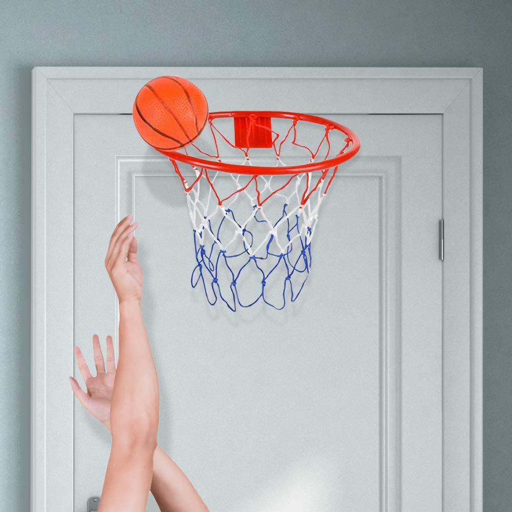 ArtCreativity Over-The-Door Hanging Basketball Hoop Game – Includes 1 Mini Basketball & 1 Net Hoop – Easy Setup Design for Home, Office, or Bedroom – Fun Gift for Boys, Girls, Toddlers, & Adults