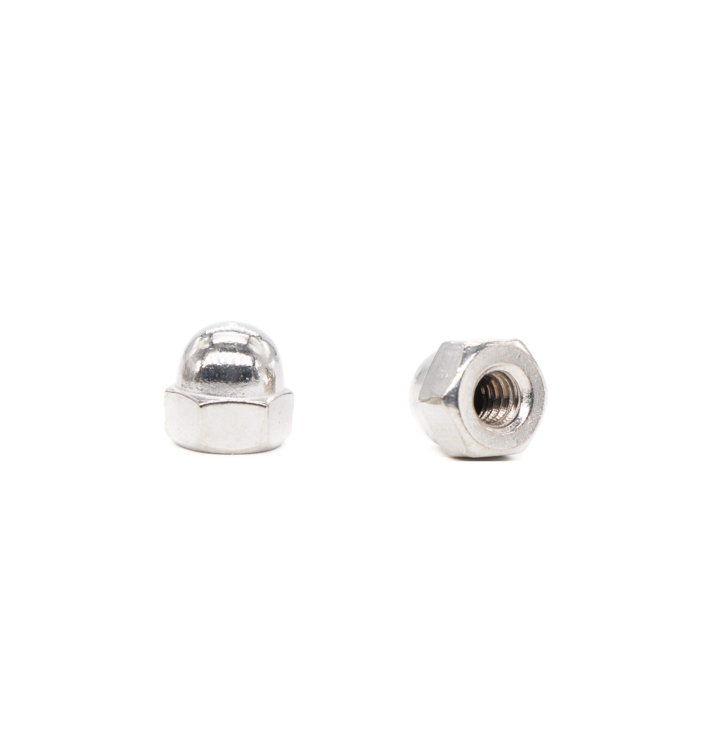 binifiMux 60pcs 10-24 Acorn Cap Nut 18-8/304 Stainless Steel