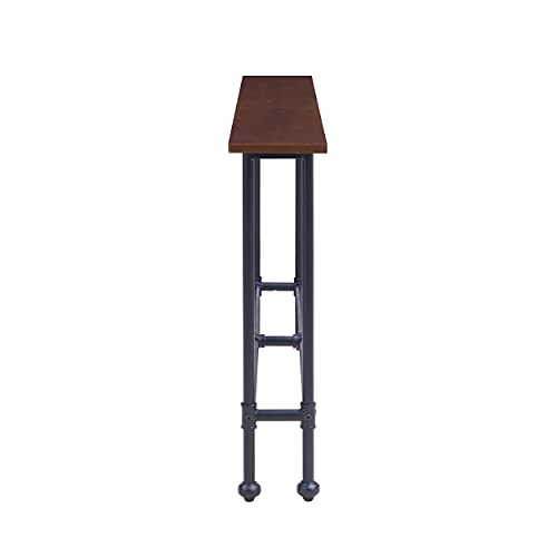 SEI Furniture Agnew Skinny Console Table, black (AMZ0906MC), 56 in x 8 in x 30 in