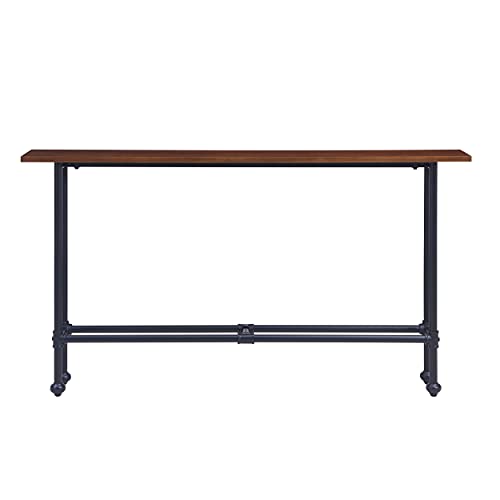 SEI Furniture Agnew Skinny Console Table, black (AMZ0906MC), 56 in x 8 in x 30 in