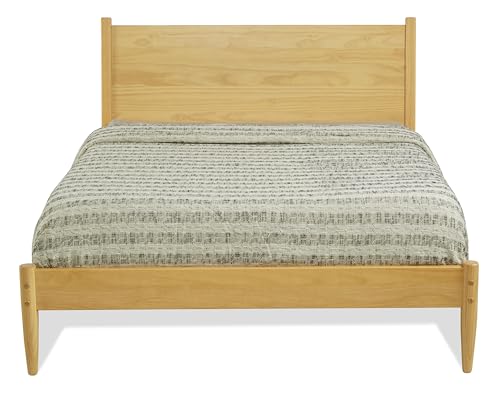 Camaflexi Mid-Century Panel Bed - Queen Size - Scandinavian Oak Finish