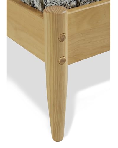 Camaflexi Mid-Century Panel Bed - Queen Size - Scandinavian Oak Finish
