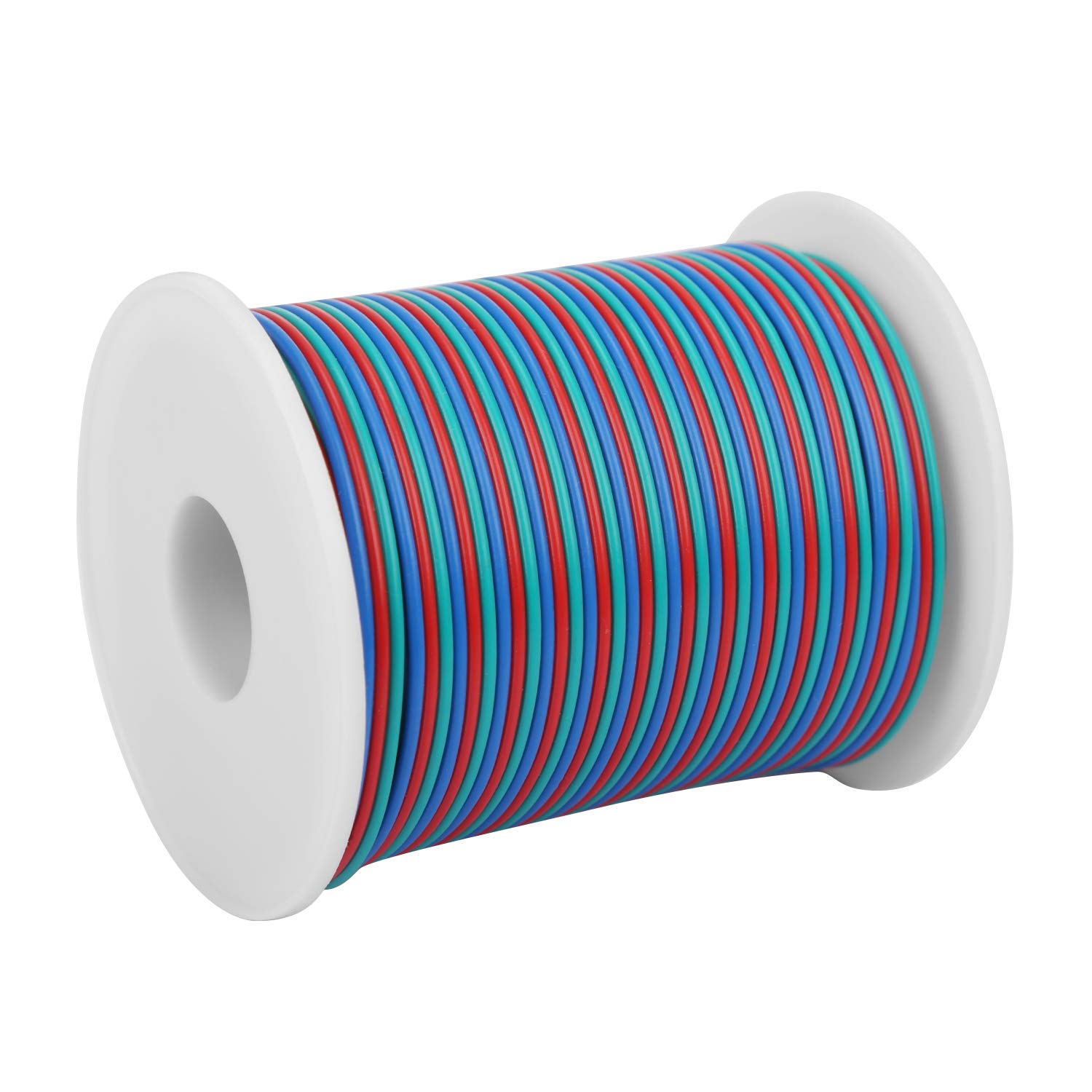 C-able 22 AWG 3 Conductor Wire for WS2811 WS2812b 3Pin RGB Extension Cable 20m with Spool