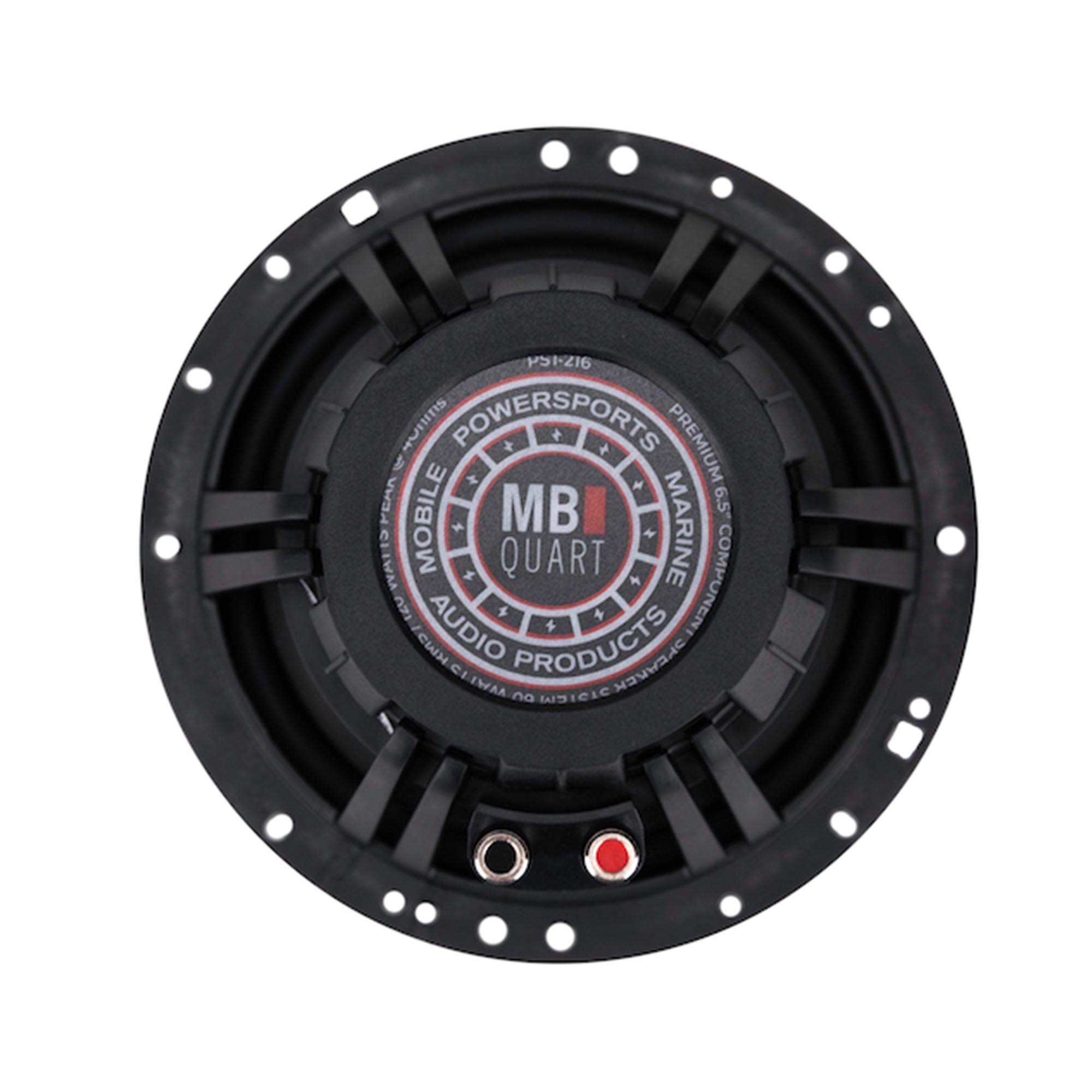 MB Quart PS1-216 Premium 2-Way Component Car Speaker System (Black, Pair) β 6.5 Inch Speaker System, 240 Watt Car Audio, 4 OHMS (Grills Included)