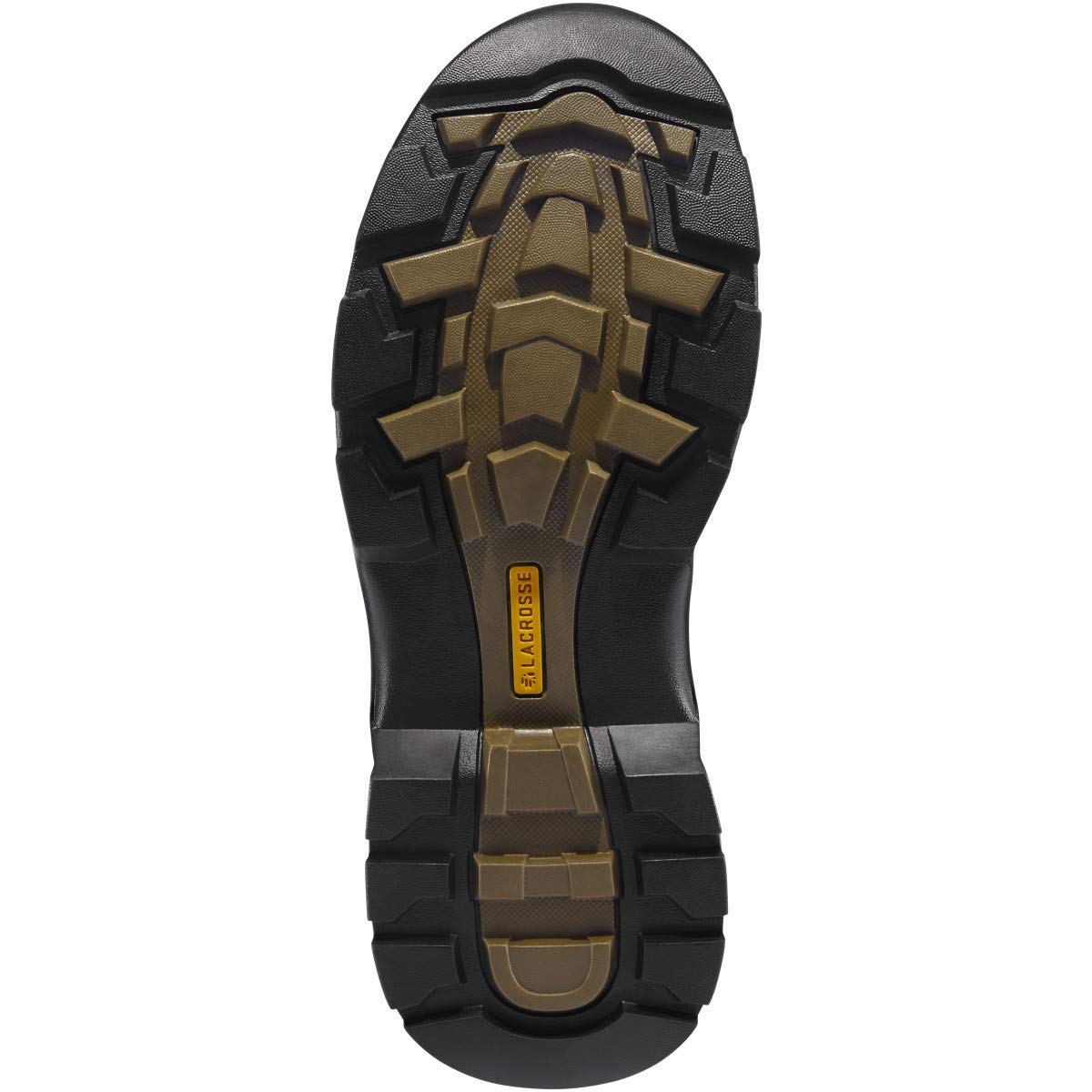 LaCrosse Women’s 14” Alpha Thermal Insulated Work Boots with Plush Fleece Lining, Premium Rubber Construction, and Grippy Antarctic Outsole, Black/Tan 7.00MM - 10 M