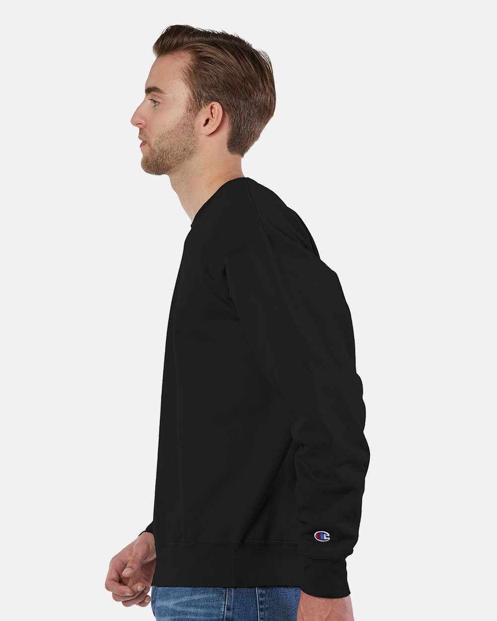 Champion Garment Dyed Crewneck Sweatshirt XL Saltwater
