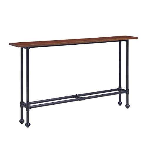 SEI Furniture Agnew Skinny Console Table, black (AMZ0906MC), 56 in x 8 in x 30 in