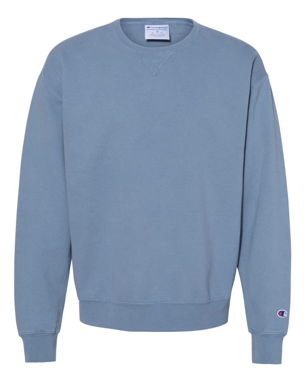 Champion Garment Dyed Crewneck Sweatshirt XL Saltwater