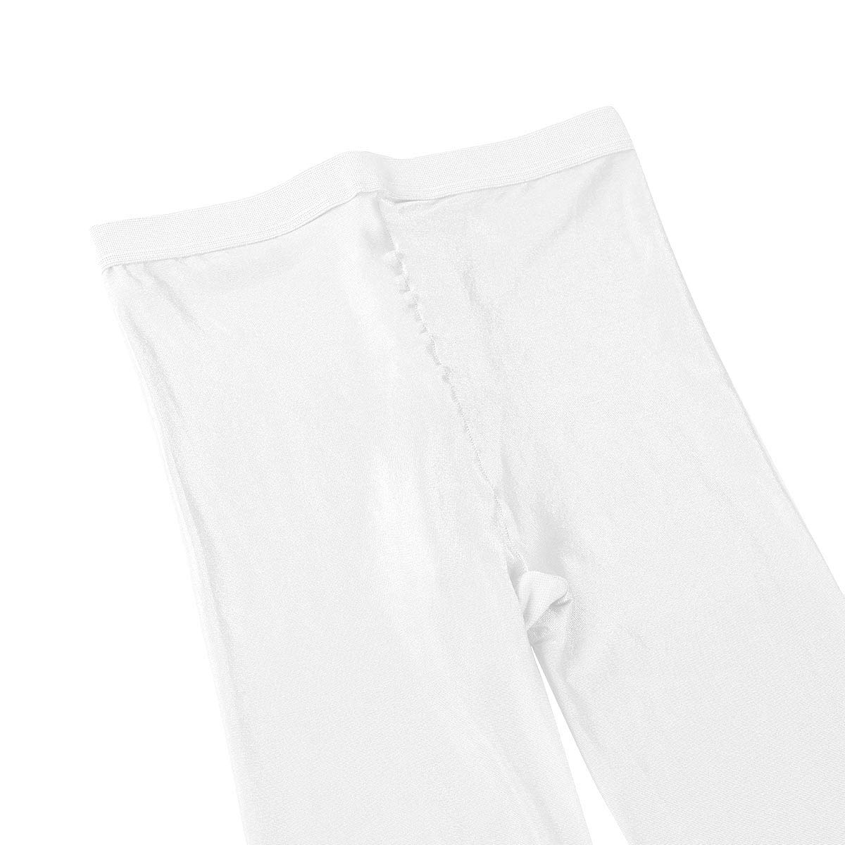 easyforever Women's Sheer Tights Stockings Shiny Stockings Pantyhose Silk Pantyhose Silk Stockings White One Size