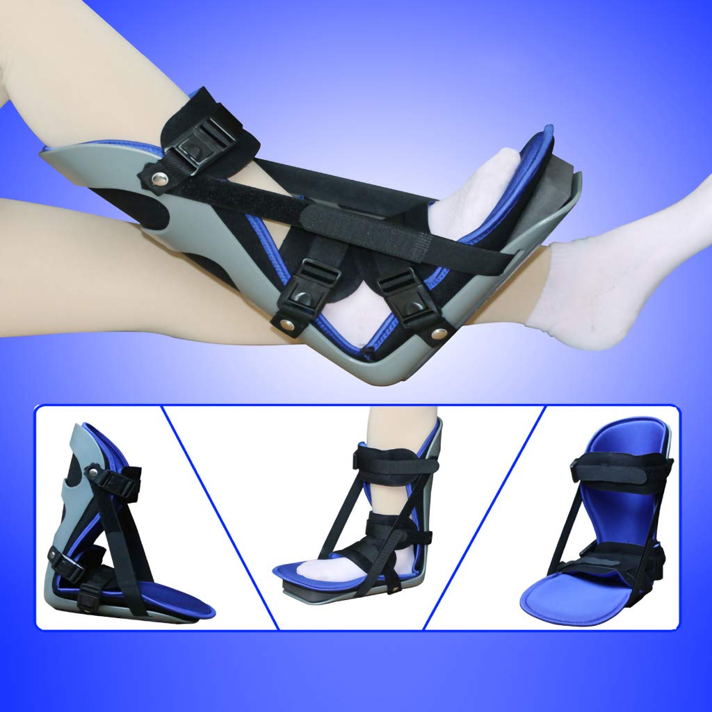 XMJESS Foot Night Splint Adjustable Foot Protectors Guard Foot Brace Support for Plantar Fasciitis. Achilles Tendonitis (Medium)