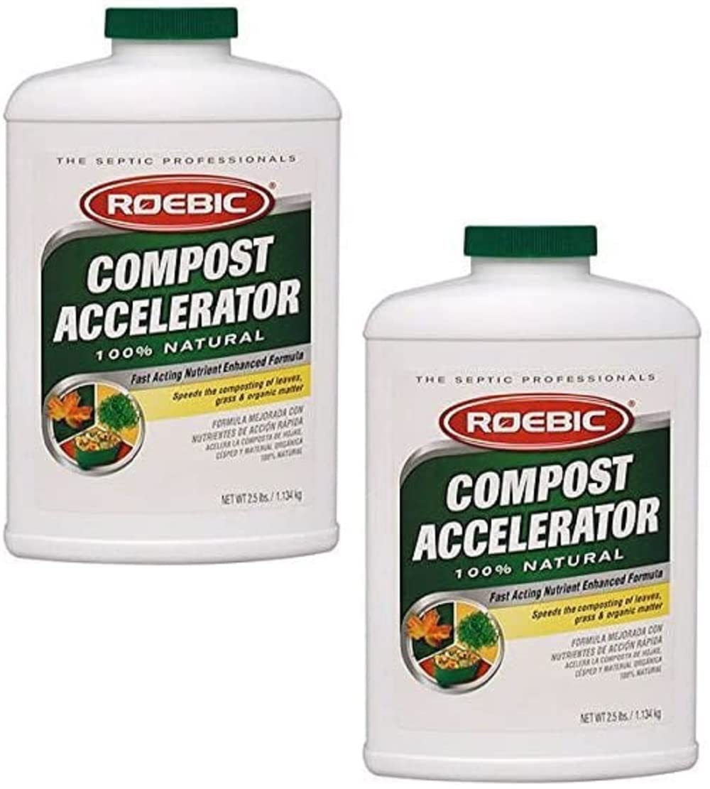 Roebic Laboratories CA-2.5-12 2-1/2-Pound Bacterial Compost Accelerator (2 Pack)