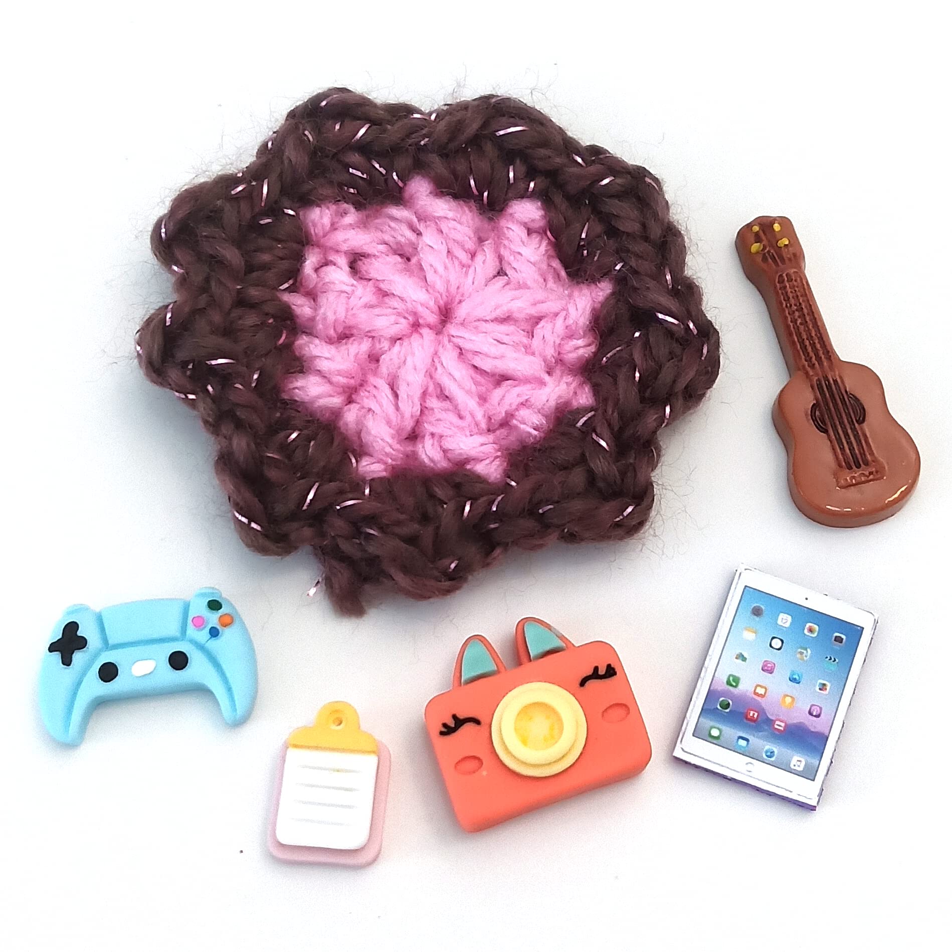 happyblockbuilder LPS Accessories Miniature Dollhouse Compatible with Littlest Pet Shop and Barbie Mixed Craft Sets Random Gift Bag Lots; Pets NOT Included (Play & Study 6pc.)
