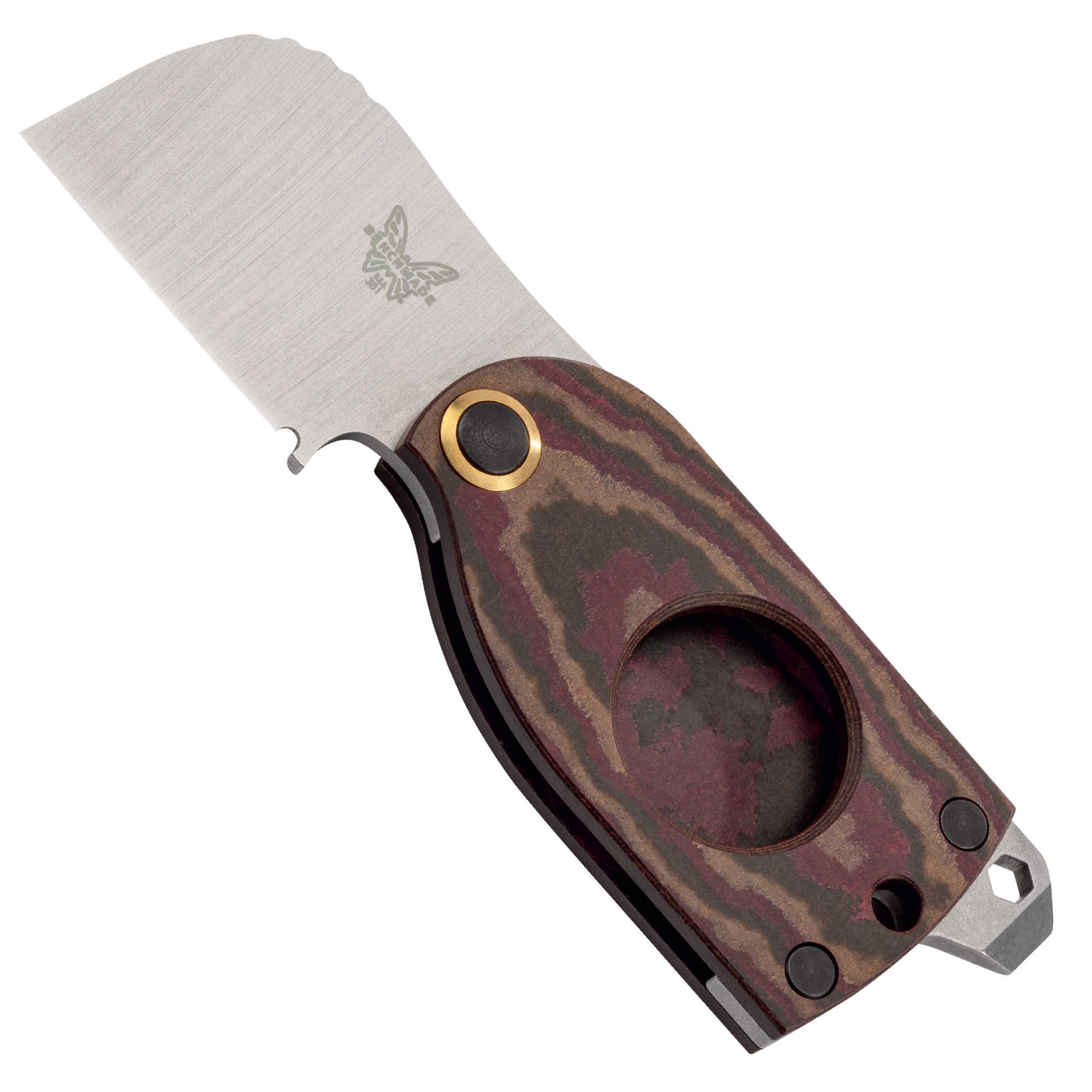 Benchmade - Aller Fumee 381, 6 Tool Folding Knife with Screwdriver and Bottle Opener, Wharncliffe Blade, Friction Folder, Made in USA
