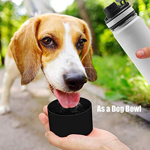 WUQID Protective Silicone Boot Sleeve for 12oz-40oz Hydro Sport Flask/Stanle Water Bottles Tumbler Anti-Slip Bottom Sleeve Cover for All Water Bottles Bottom Width of 2.83-2.95in
