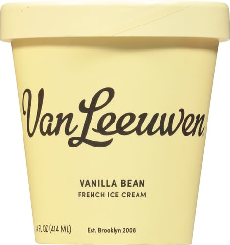 Van Leeuwen Premium Vanilla Bean French Ice Cream, 14 oz (Frozen)