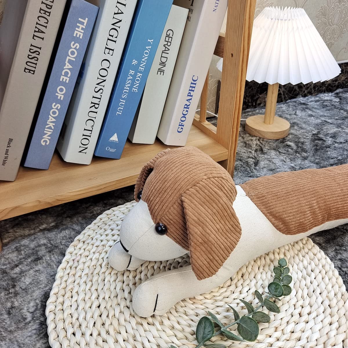 Fabric Under Door Draft Stopper Weather Stripping Sound Proof Bottom Seal Heavy Duty Reduce Noice Window Draft Stopper Decorative Cute Dog