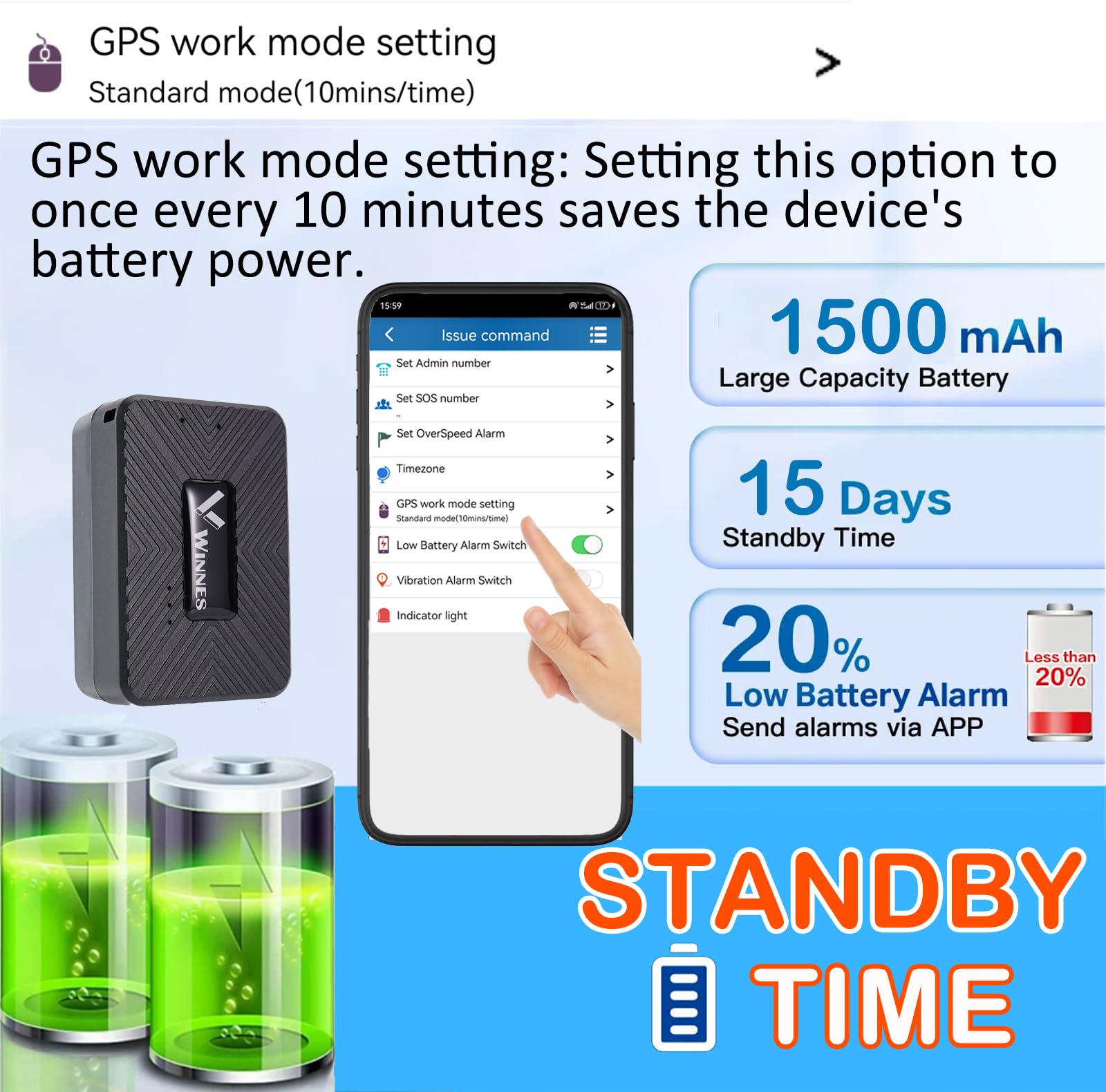 Zeerkeer Mini GPS Tracker for Vehicles Hidden Magnetic Mini GPS Locator Real-time Anti-Theft Micro GPS Tracking Device with App for Cars, Kids, Elderly, Wallet, Luggage