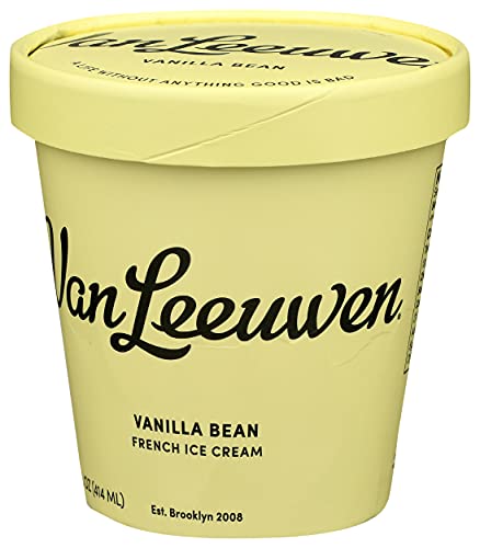Van Leeuwen Premium Vanilla Bean French Ice Cream, 14 oz (Frozen)