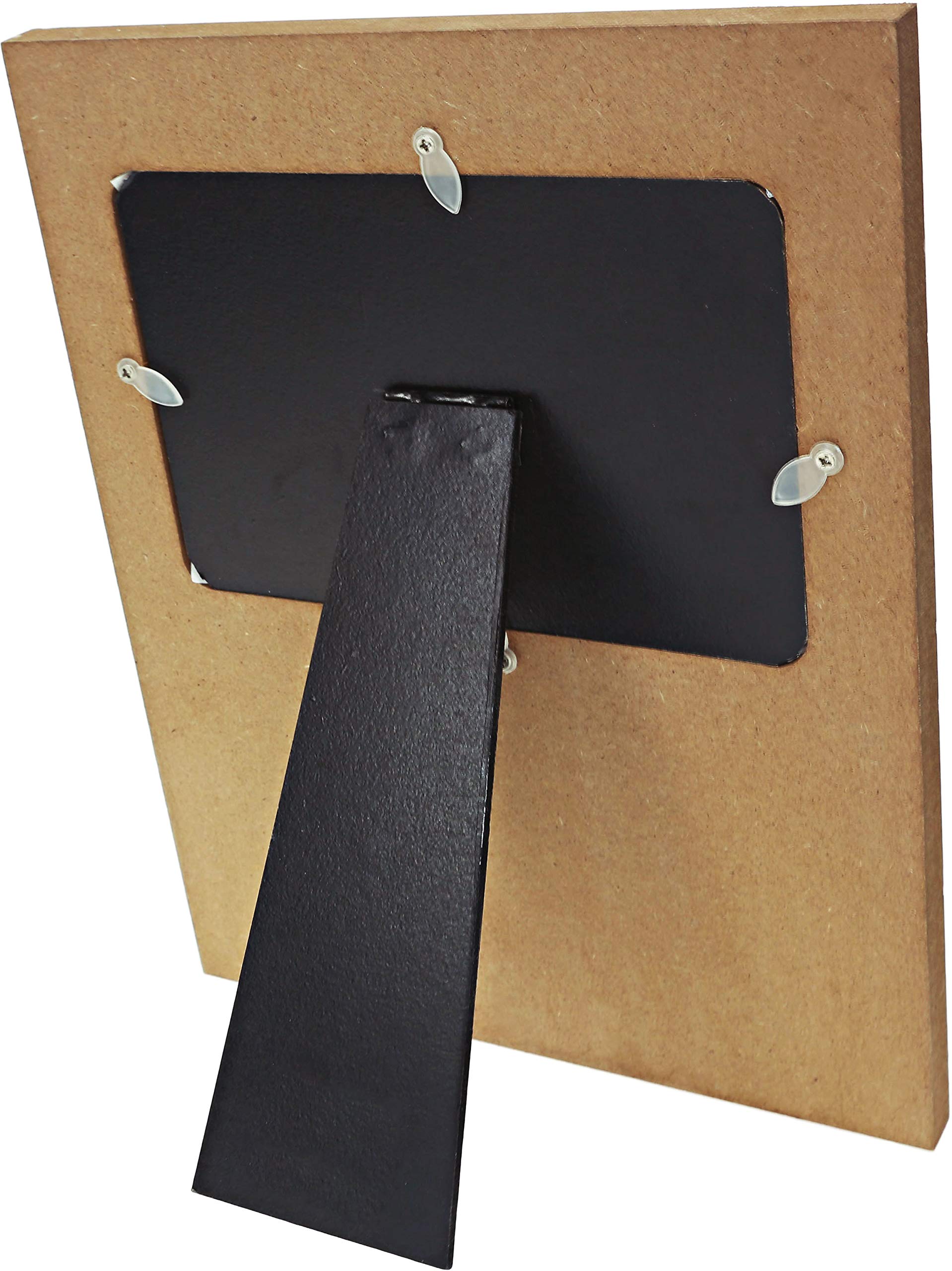 Pavilion Gift Company Together At The Lake - 7.75x10 Inch Horizontal Easel Back Picture Frame, Gray