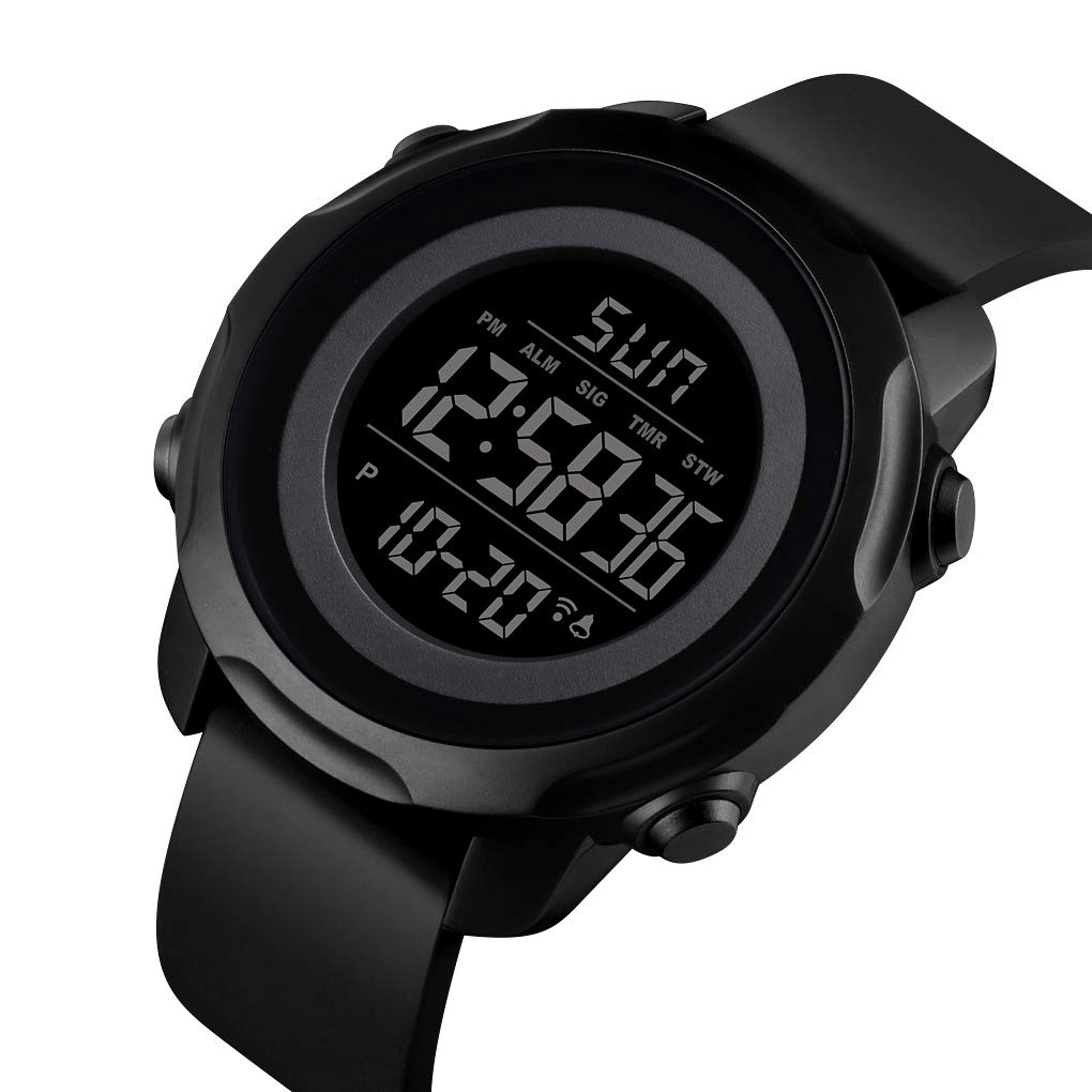 CKE Men's Digital Sports Watch Military Electronic Waterproof Wrist Watches for Men with Stopwatch Alarm LED Backlight