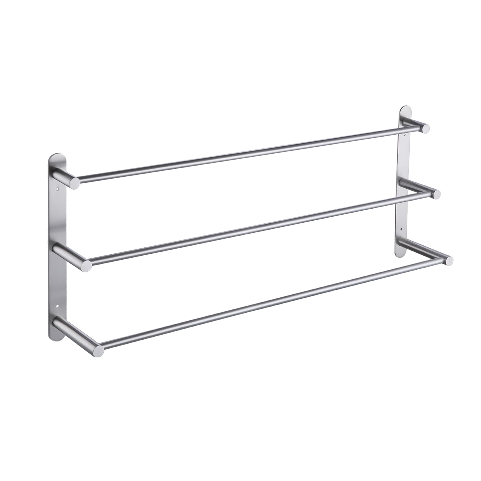 KES Bath Towel Bar 30 Inch 3-Tier Bathroom Towel Rack Wall Mount SUS304 Stainless Steel Brushed Finish, BTH202S75-2