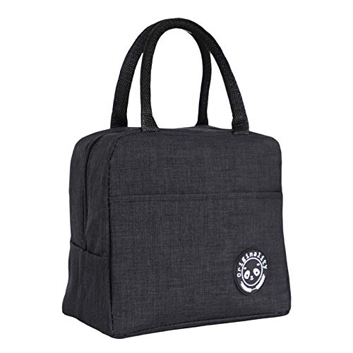 DEABOLAR NW Lunch Bag Insulated Lunch Bag Women or Men,Waterproof and Reusable Lunch Box for Women Men OfficeChildrenSchool Picnic,High Capacity Striped Lunch Bags for Women or Men