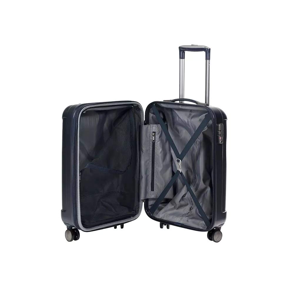 Samsonite Near Spinner Unisex Small Grey Polypropylene Luggage Bag TSA Approved AY8014001